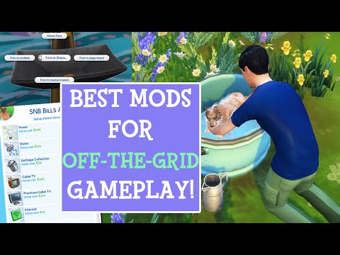 BEST MODS for Off The Grid Living!! | The Sims 4
