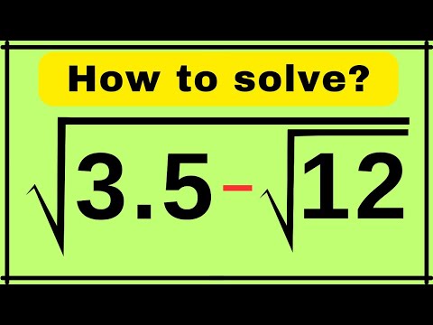 🧠"Square Root Simplification Problem That Will Blow Your Mind!"
