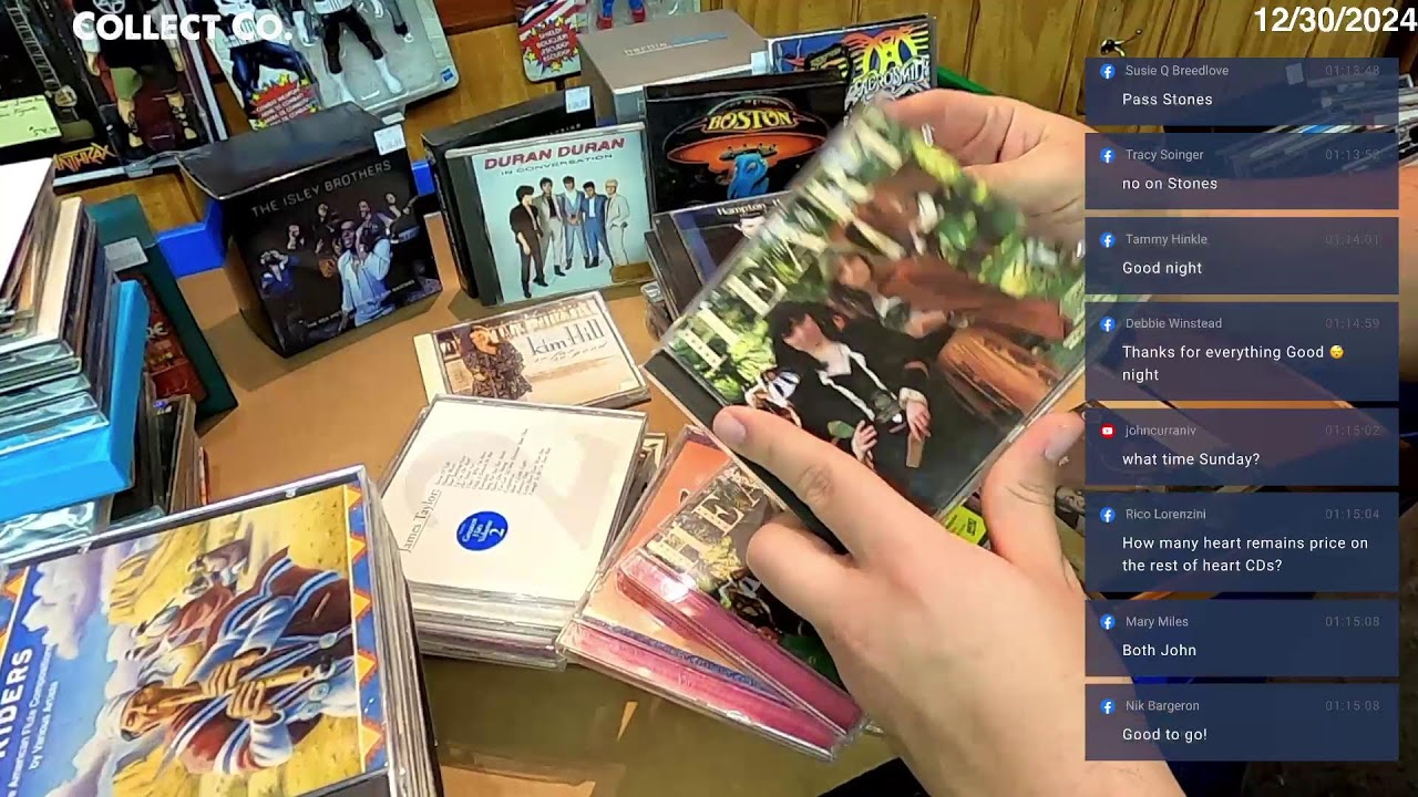 LIVE Vinyl Record Sale (Monday, 12/30/2024)