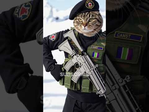 Army Cats On Duty | Paw Force Mission #Shorts