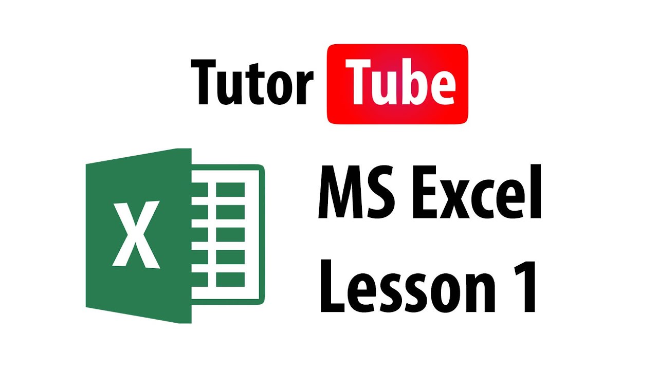 MS Excel Tutorial - Lesson 1 - Excel Interface