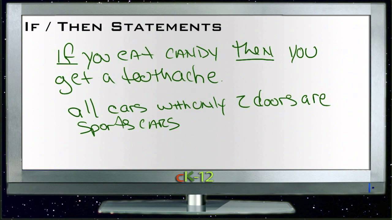 If - Then Statements: Lesson (Basic Geometry Concepts)