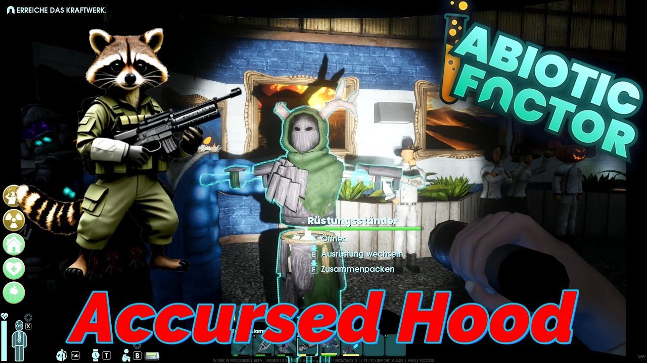 Abiotic Factor - Accursed Hood Effect / Armor Test