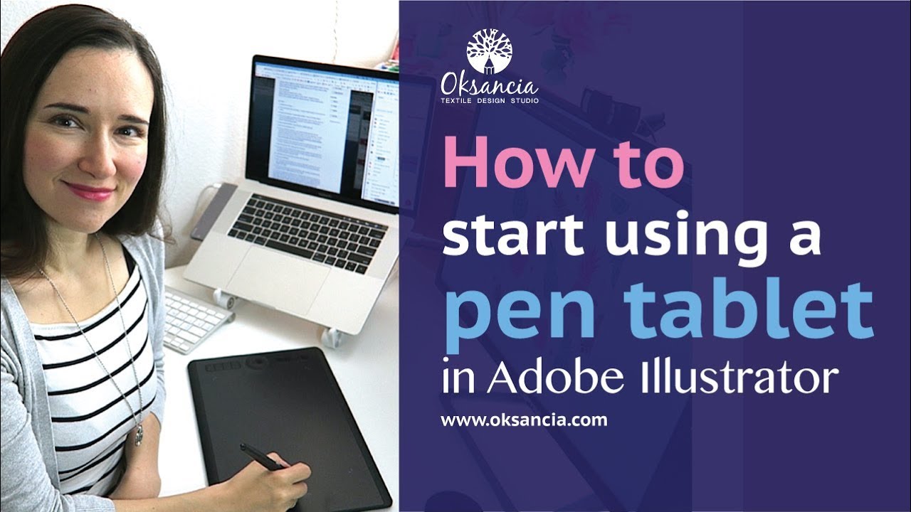 How to use a graphics tablet with Adobe Illustrator. Getting started guide.
