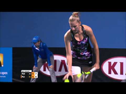 Monica Puig v Kristyna Pliskova highlights (2R) | Australian Open 2015