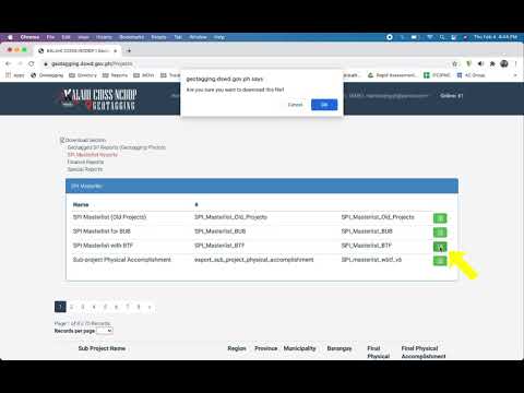 How to Dowload SPI Masterlist