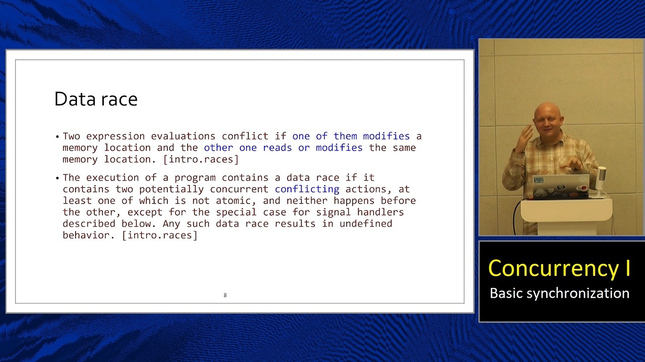 Lecture 19. Concurrency I: Basic Synchronization (MIPT, 2025-2026).