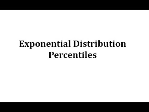 Exponential Distribution Percentiles | Math Help from Arithmetic ...