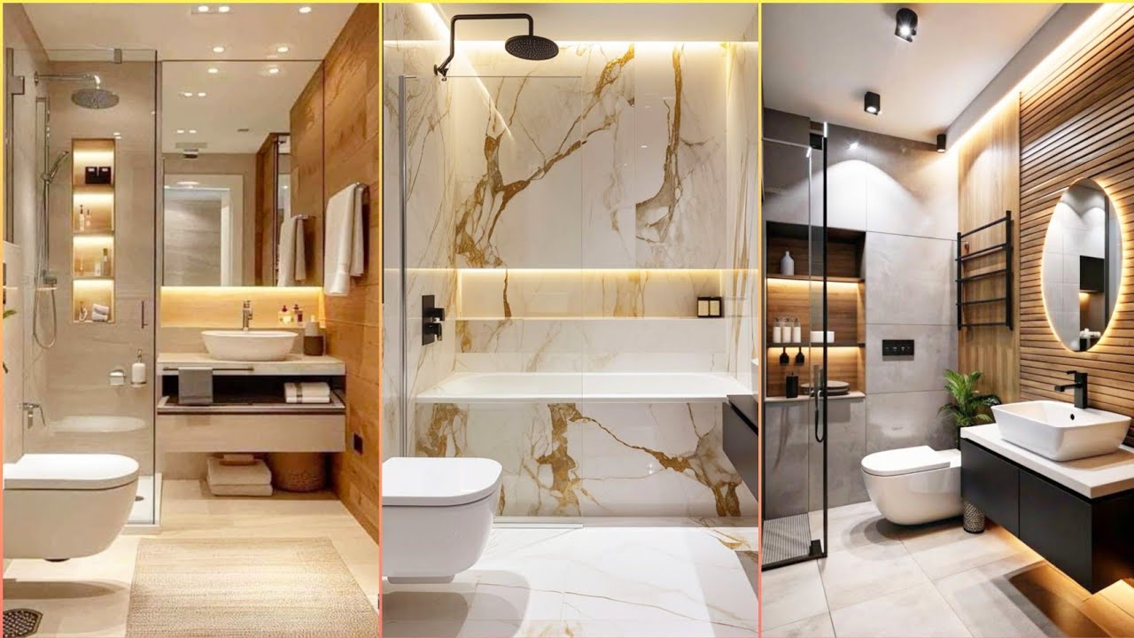 TOP 20 Modern Small Bathroom Design Ideas 2026 | Bathroom Decor Trends & Luxury Bathroom Tiles