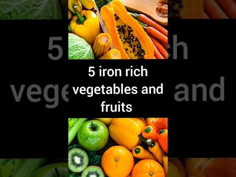 Best 5 iron rich vegetables and fruits#ironrichfoods#healthy#dailyvlog#shorts#ytshorts
