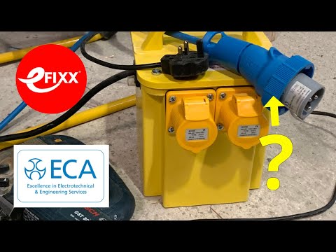 Can you use 230VAC power tools on a building site?