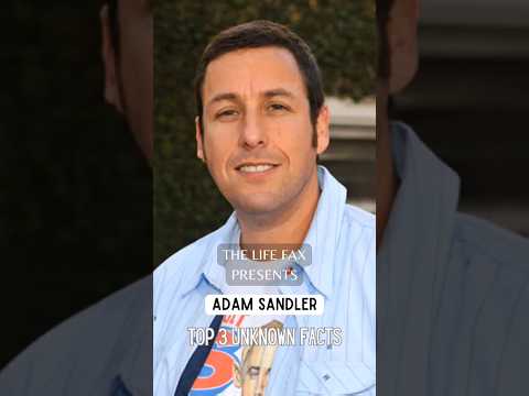 Adam Sandler 3 Unknown Facts #facts #dailyfacts #shorts #adamsandler #hollywood #actorlife #snl