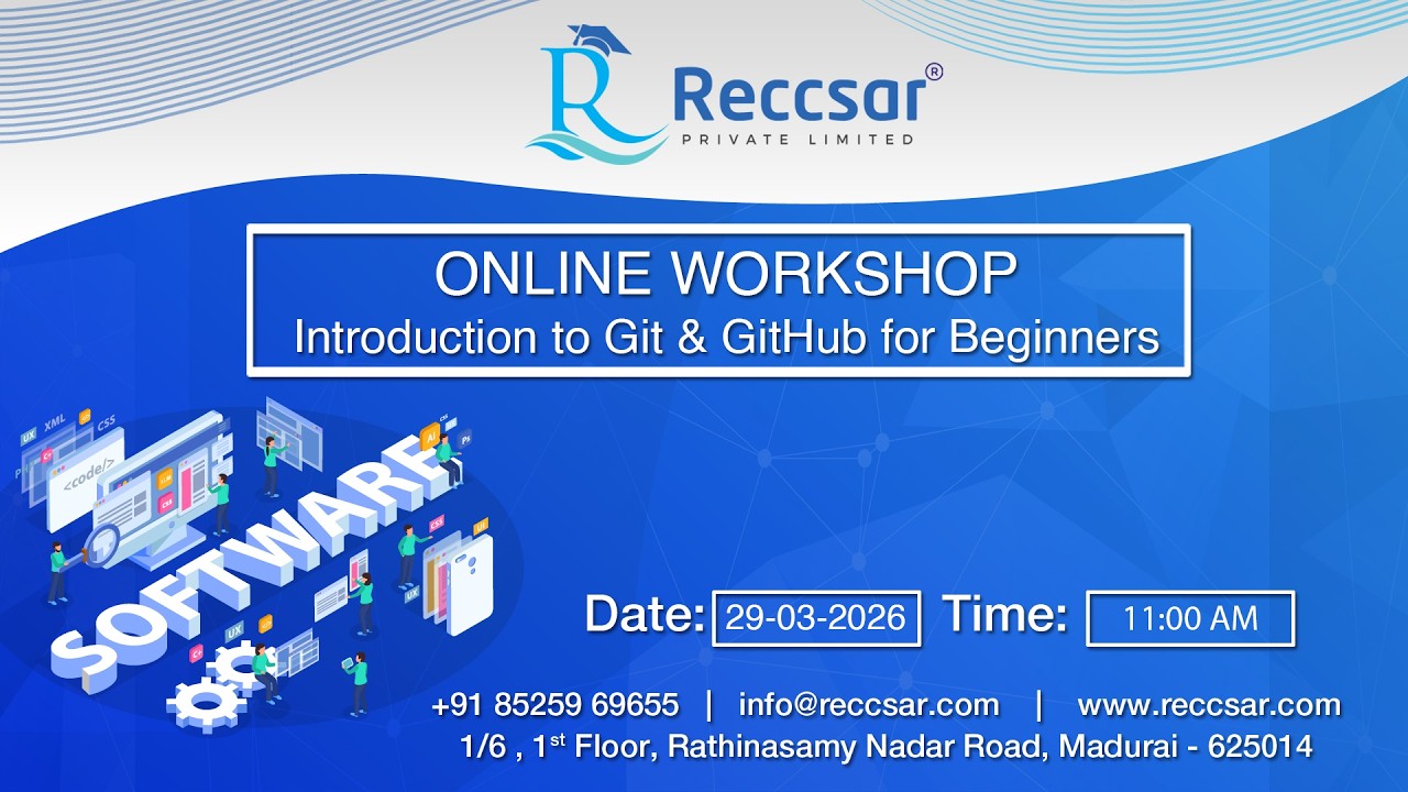 GIT & GITHUB WORKSHOP - RECCSAR