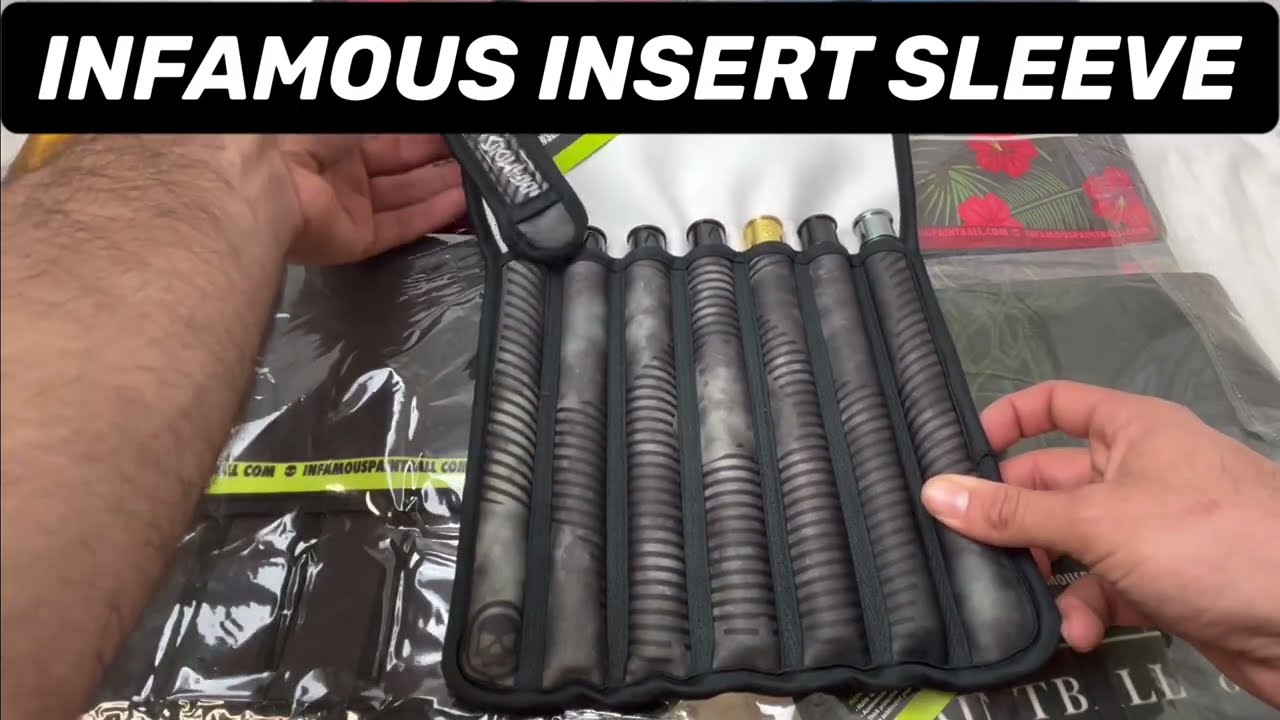 INFAMOUS 7-INSERT PAINTBALL BARREL SLEEVE SHOWCASE!