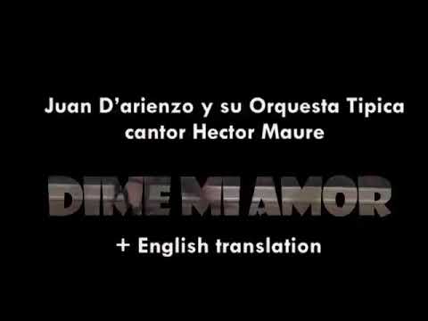 Dime mi Amor (Spanish-English lyrics)