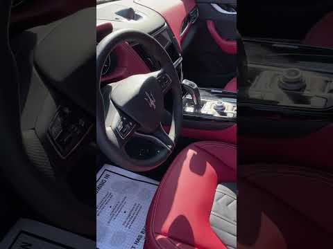 Valentines Day Maserati Levante Interior By Ermenegildo Zegna