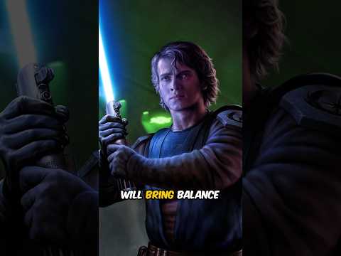 Anakin has ALWAYS been The Chosen One !