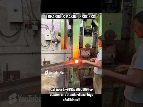 How Ball Bearings Are Made | Satisfying Factory Process #shorts #bearingmanufacturing #ballbearing
