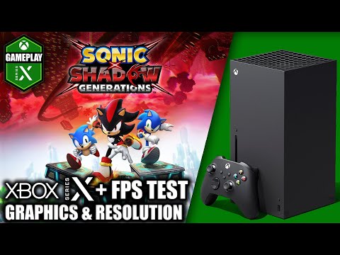 Sonic X Shadow Generations - Xbox Series X Gameplay + FPS Test
