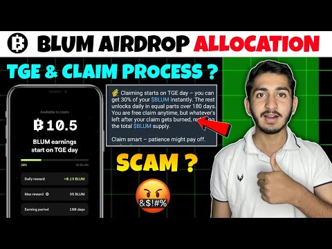 Blum Airdrop checker is live | Blum Airdrop allocation | Blum Airdrop new update today