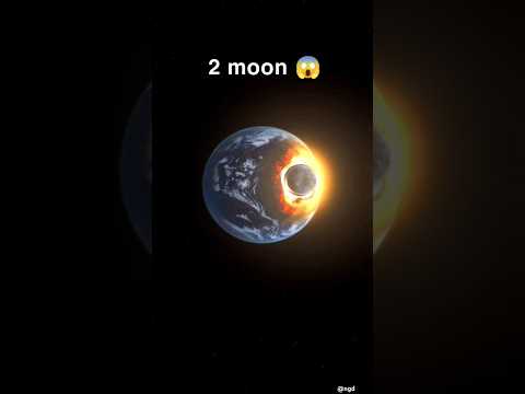 2 moon vs earth planet in solar system 2025 #earth #moon #2025
