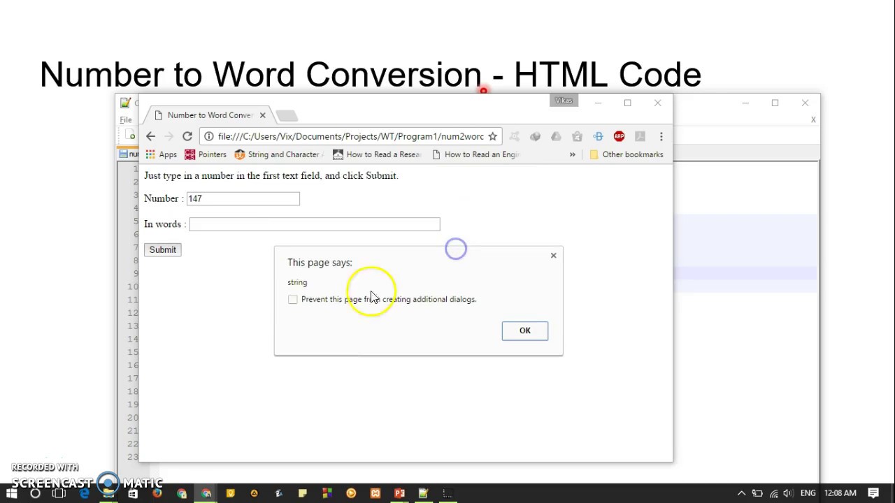 WT Lab - Program 1 : Part 2