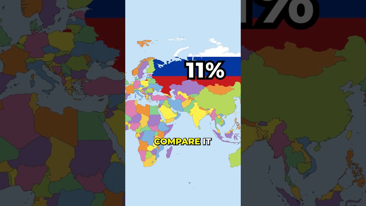 RUSSIA is Bigger than 78 Countries COMBINED! #geography #maps #russia