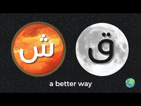 Sun and Moon Letters in Arabic