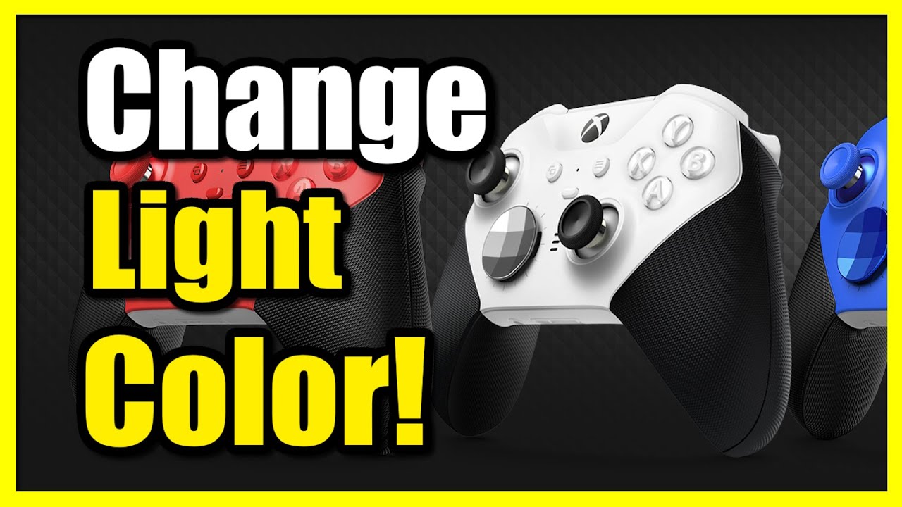 How to Change Light Color on Xbox Elite Controller on Series X|S (Best Tutorial)
