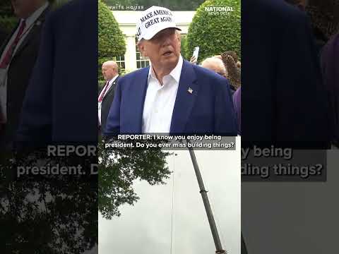 Trump celebrates installation of 2 flag poles at White House