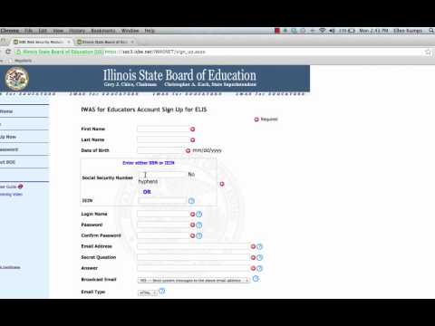How to Apply For an ELIS Account
