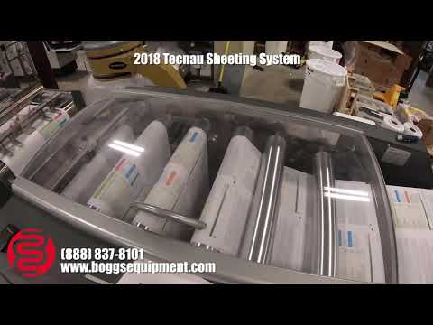 2018 Tecnau System (Sheeter system , Unwinder, TC 1220 Stacker, TC 7000 HSUL High Speed Cutter)