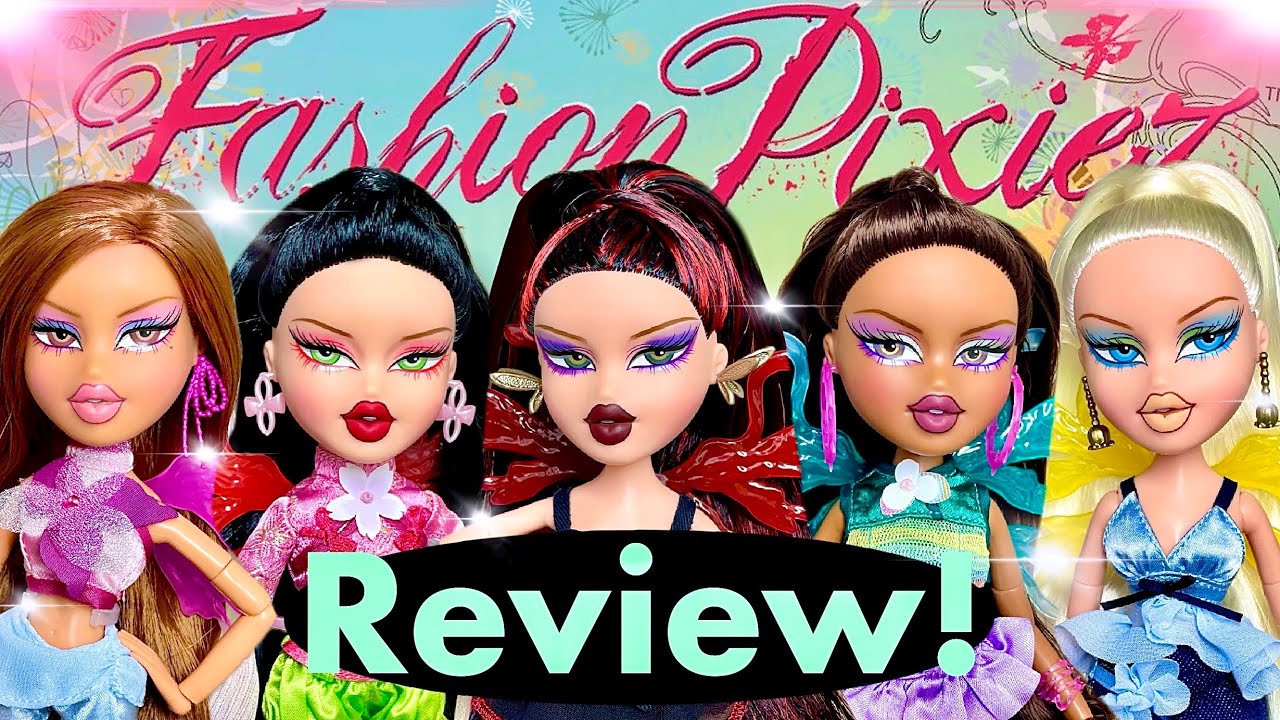 BRATZ Fashion Pixiez REIMAGINED Cloe, Yasmin, Jade, Sasha & Lina In Depth UNBOXING Review!! 🧚🏼‍♀️🍵🔥
