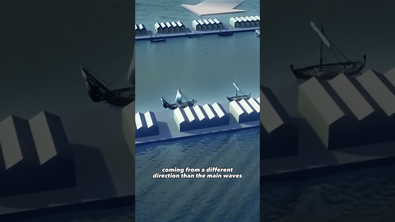 Ancient Harbor Engineering #history #engineering #ancientworld
