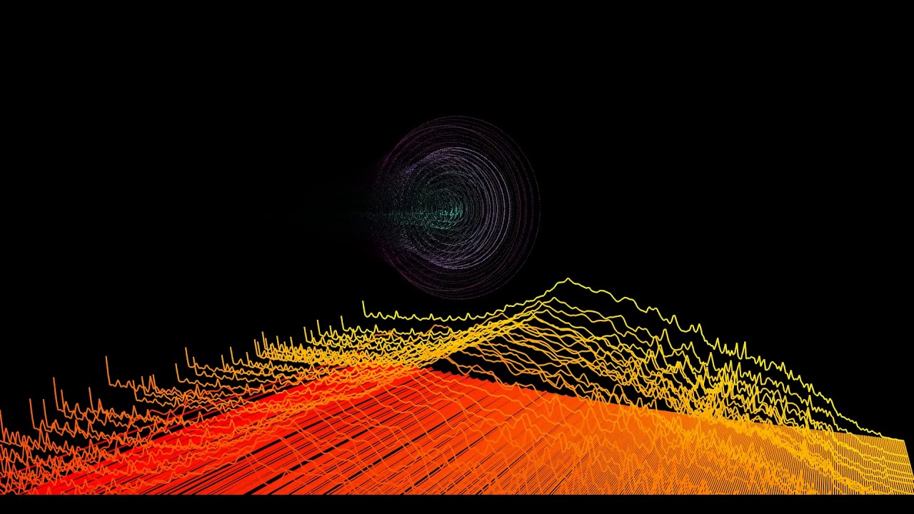 Mandalorian OST - Music Visualization using Python (Librosa, PyQtGraph and MoviePy)