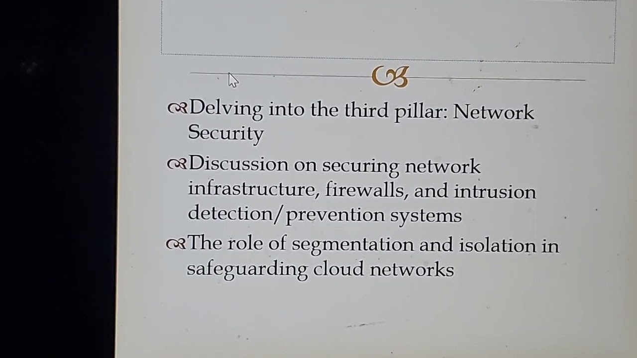 Mastering Cloud Security 6 Key Pillars Explained