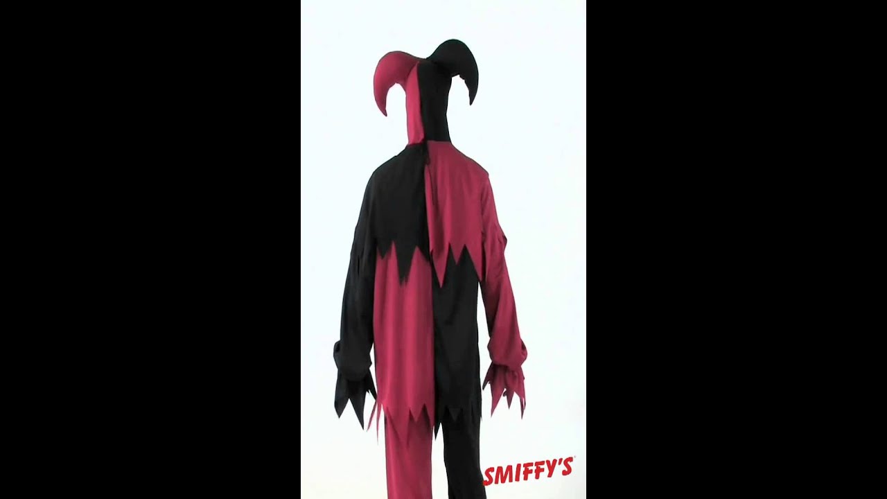 32707 Dark Jester Costume Black and Red video