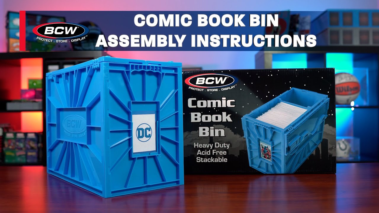 Short Comic Book Bin Assembly Instructions