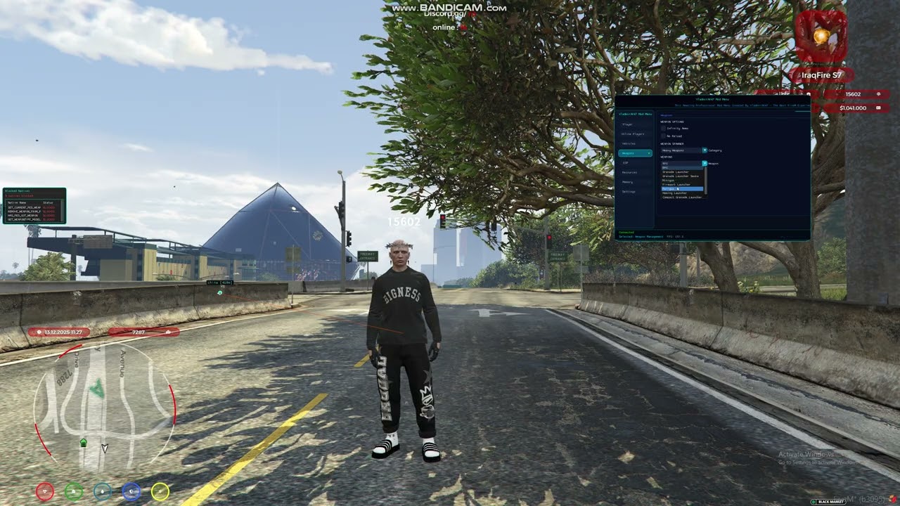 Fivem VladmirAK47 Mod Menu, Block any Fivem natives, cfx ,  server and client natives.