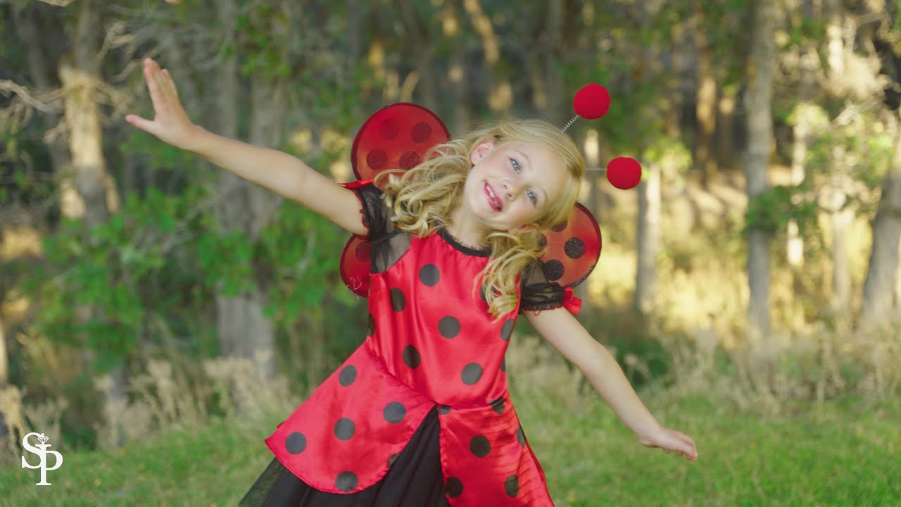 Exclusive Adorable Kids' Ladybug Costume 🐞 for Halloween or Dress Up | Sparkle In Pink