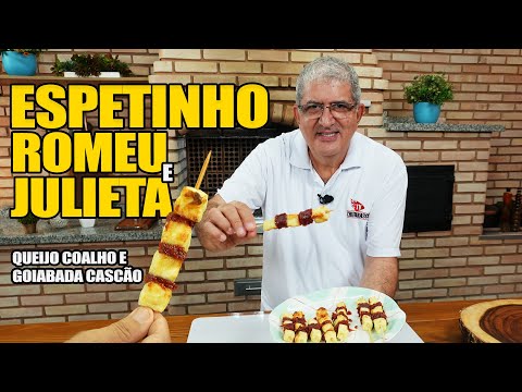 Romeo and Juliet Skewers on the Barbecue