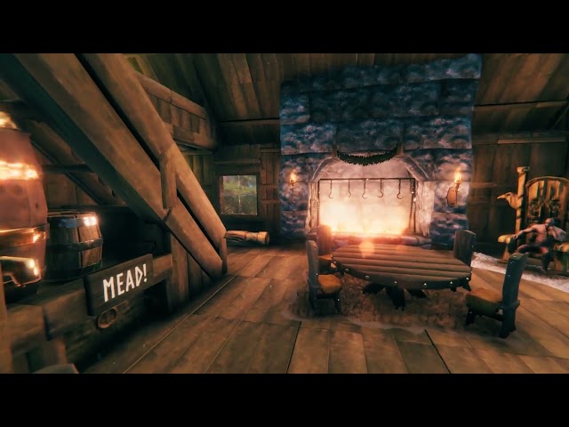 Epic Lake House Valheim Build