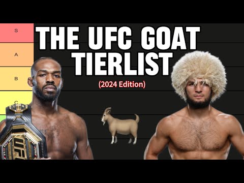 UFC Goat Tier List