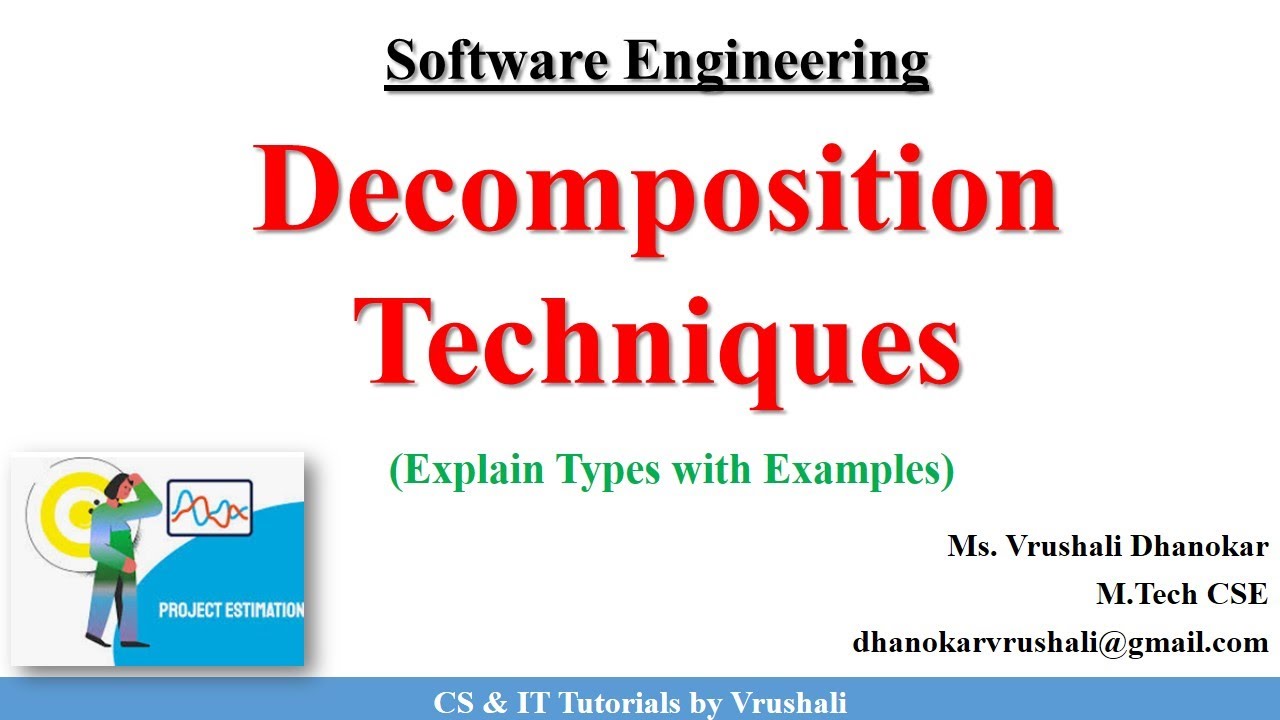 SE 35 :  Decomposition Techniques in Project Estimation with Example  #softwareengineering