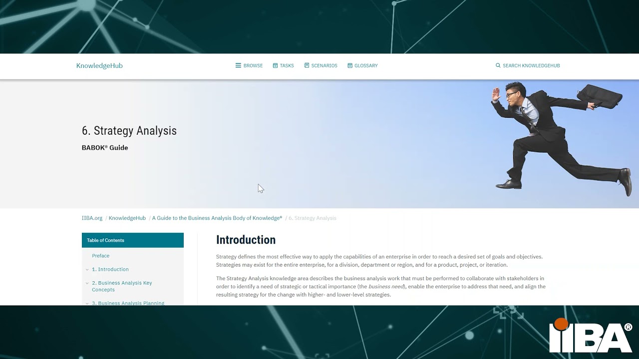 Introduction to IIBA's Knowledge Hub - Knowledge Areas