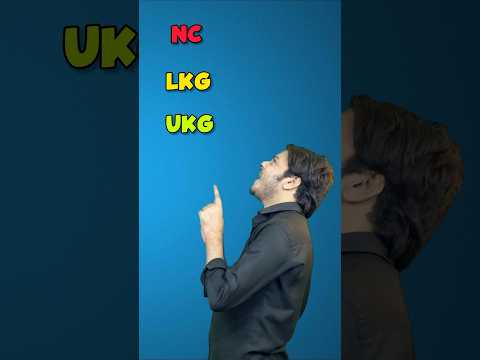 What is the full form of LKG and UKG ? 🤔 #QuickLingoAmit #lkg #ukg #nursery #fullform #learnenglish
