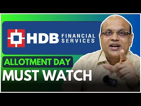 HDB Financial Services IPO Allotment day | Pankaj Ladha