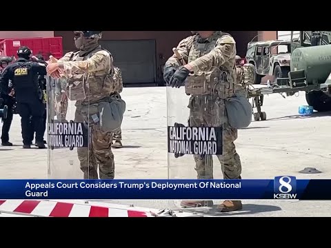 San Francisco court considers control of National Guard troops in LA