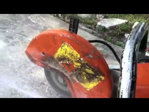 Stihl TS 400 concrete saw