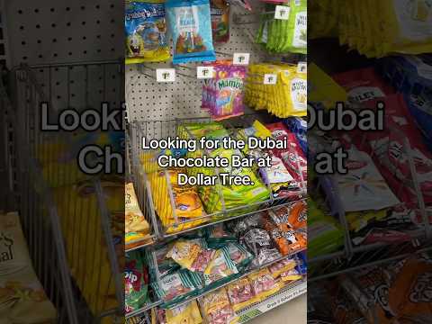 Dubai chocolate at Dollar Tree? #dubaichocolate #dubaichocolatebar #dubai #chocolate #dollartree